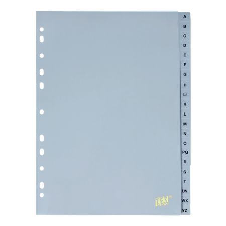 DIVISORIA PLASTICA A-4 AZ C/21PROJEÇÕES REF.21TBA YES - Papelaria Dolly