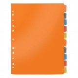 DIVISORIA PLASTICA COLORIDA A-4 C/10 PROJEÇÕES REF.755 ACP - Papelaria ...