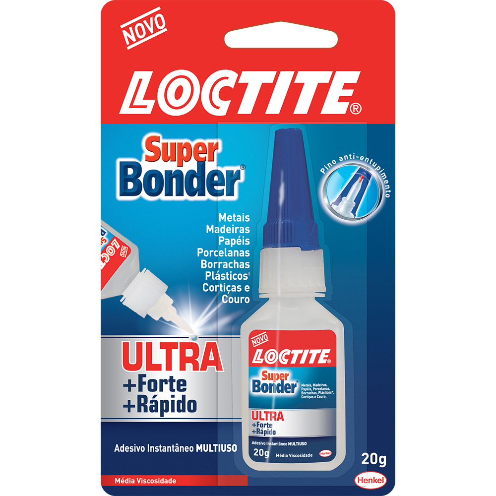 COLA INSTANTANEA SUPER BONDER 20G ULTRA HENKEL Papelaria Dolly COLA INSTANTANEA SUPER BONDER 20G ULTRA HENKEL Papelaria Dolly